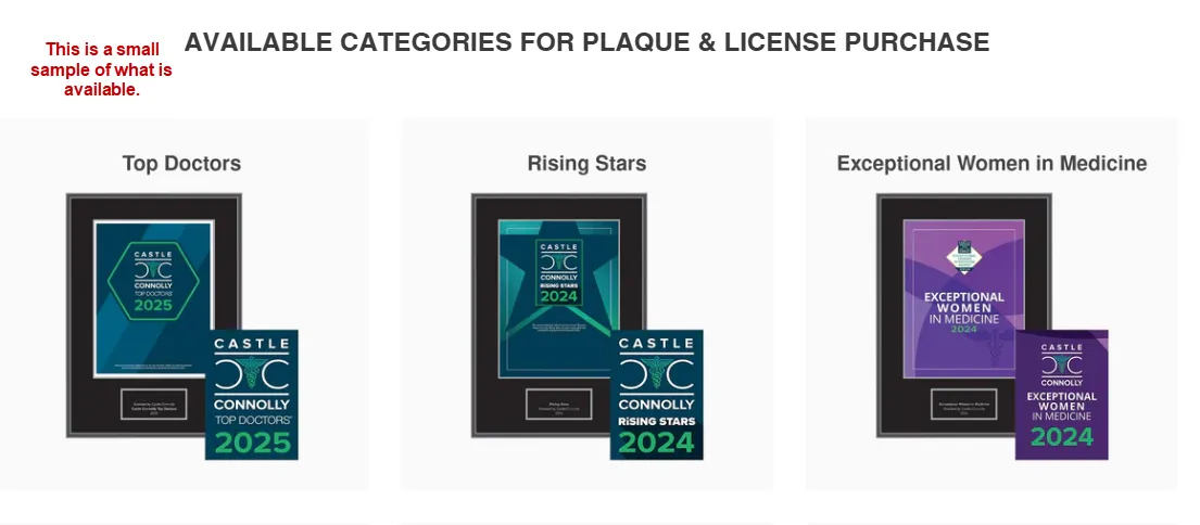 How to Purchase Plaques & Promotional Materials – Castle Connolly Top ...